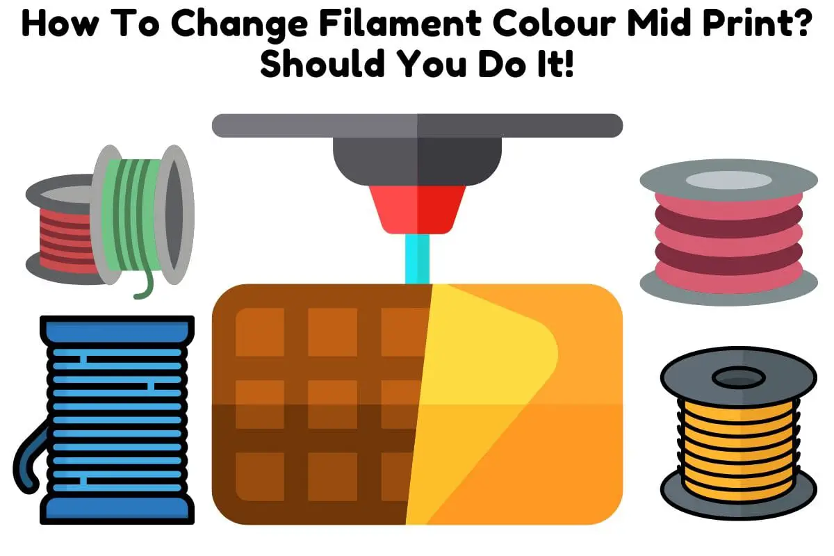 How To Change Filament Colour Mid Print? Should You Do It! - 3D Print Schooling